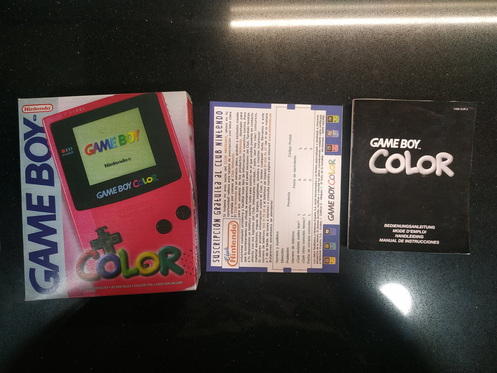 Caja Game Boy Color Rosa – RetroSotano